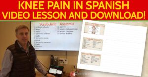 Video Lesson: Knee Pain in Spanish – Symptoms, Exam, and Diagnosis ...
