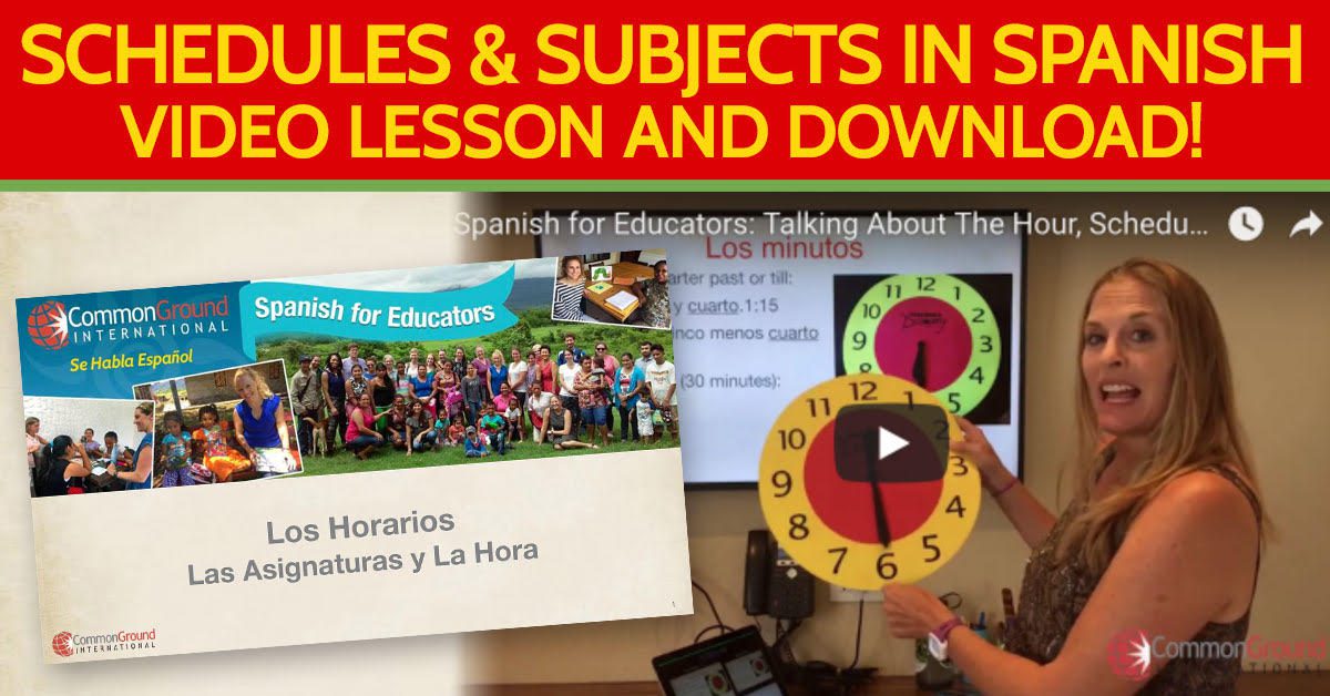 Free Spanish for Educator Tools